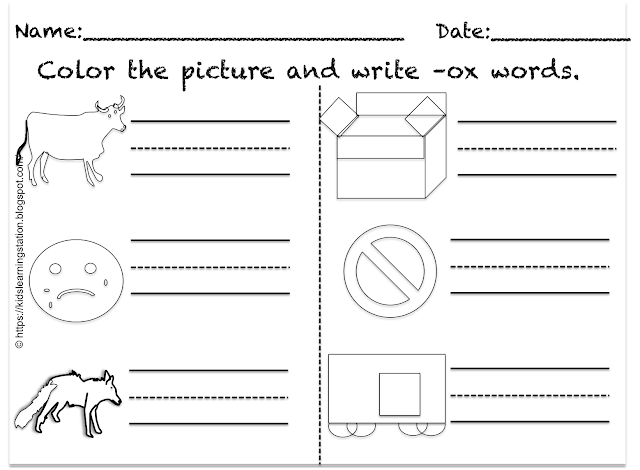 My English Tutor: Short Vowel o (-ob,-od, -og, -op, -ot, -ox words)