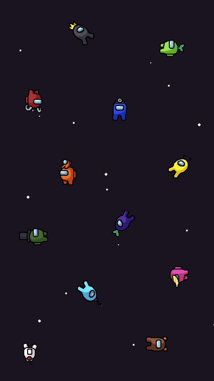 AMONG US PIXEL ART WALLPAPER - Heroscreen