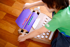 DIY Tips: Cardboard typewriter