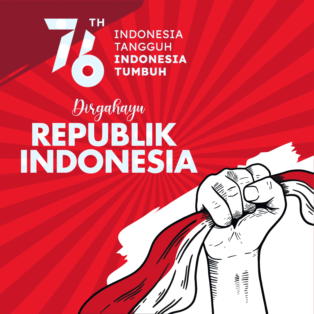Poster Gambar Ucapan HUT RI Ke-76 | Dirgahayu Republik Indonesia ...