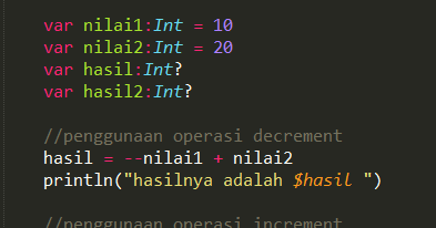 Increment dan Decrement pada Kotlin - Belajar Coding