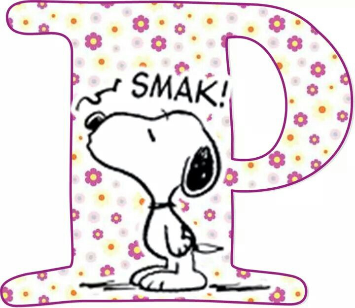 Divertido Abecedario de Snoopy y los Peanuts. - Oh my Alfabetos!