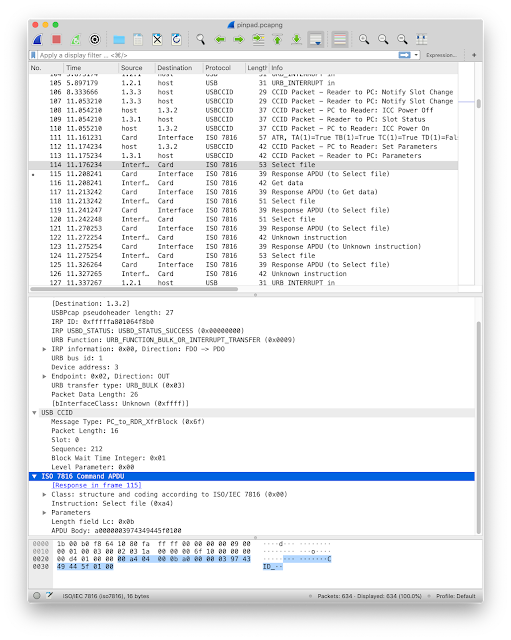 Ludovic Rousseau's blog: ISO 7816-4 spy using Wireshark