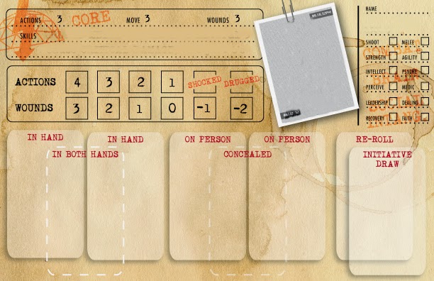 Character Stat Cards, Equipment Cards, and Initiative Cards