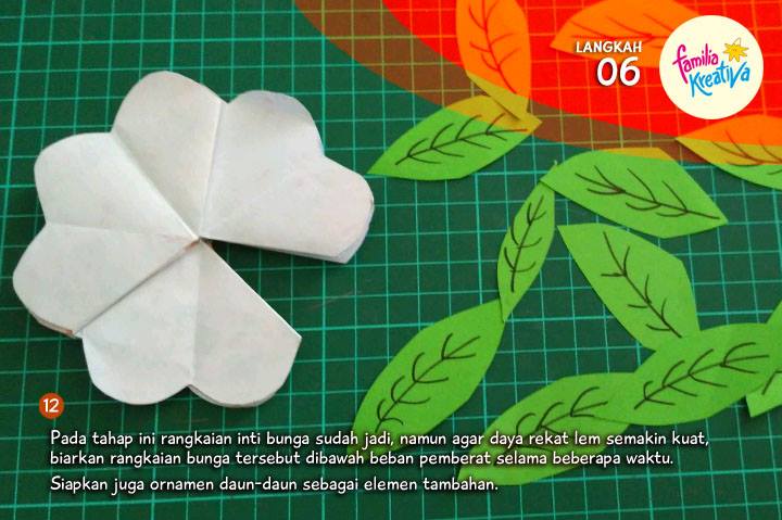 Tutorial Membuat Pop-Up Kartu Bunga