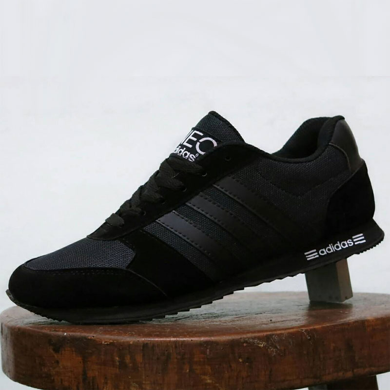 Sepatu Adidas Neo Full Black [ANFB-001] | Omsepatu.com