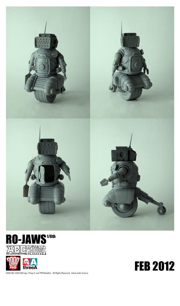 J.ME. (￣ε(#￣): threeA - 2000AD ABC Warriors - RO-JAWS