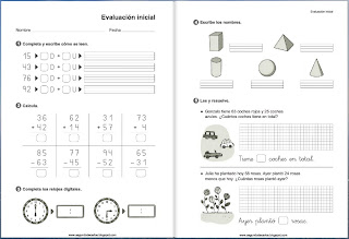 EL BLOG DE SEGUNDO: EVALUACIÓN INICIAL DE LENGUA, MATEMÁTICAS Y ...