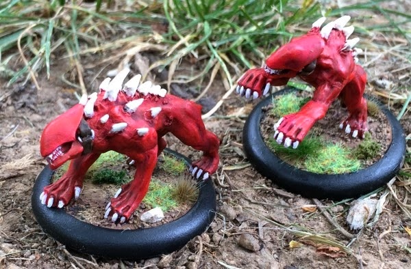 Analogue Hobbies: From PaulJ: 28mm Hell Hounds for Strange Aeons (10 ...