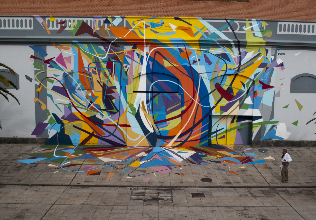 Sabotaje Al Montaje New Mural In Las Palmas De Gran Canaria, Spain ...