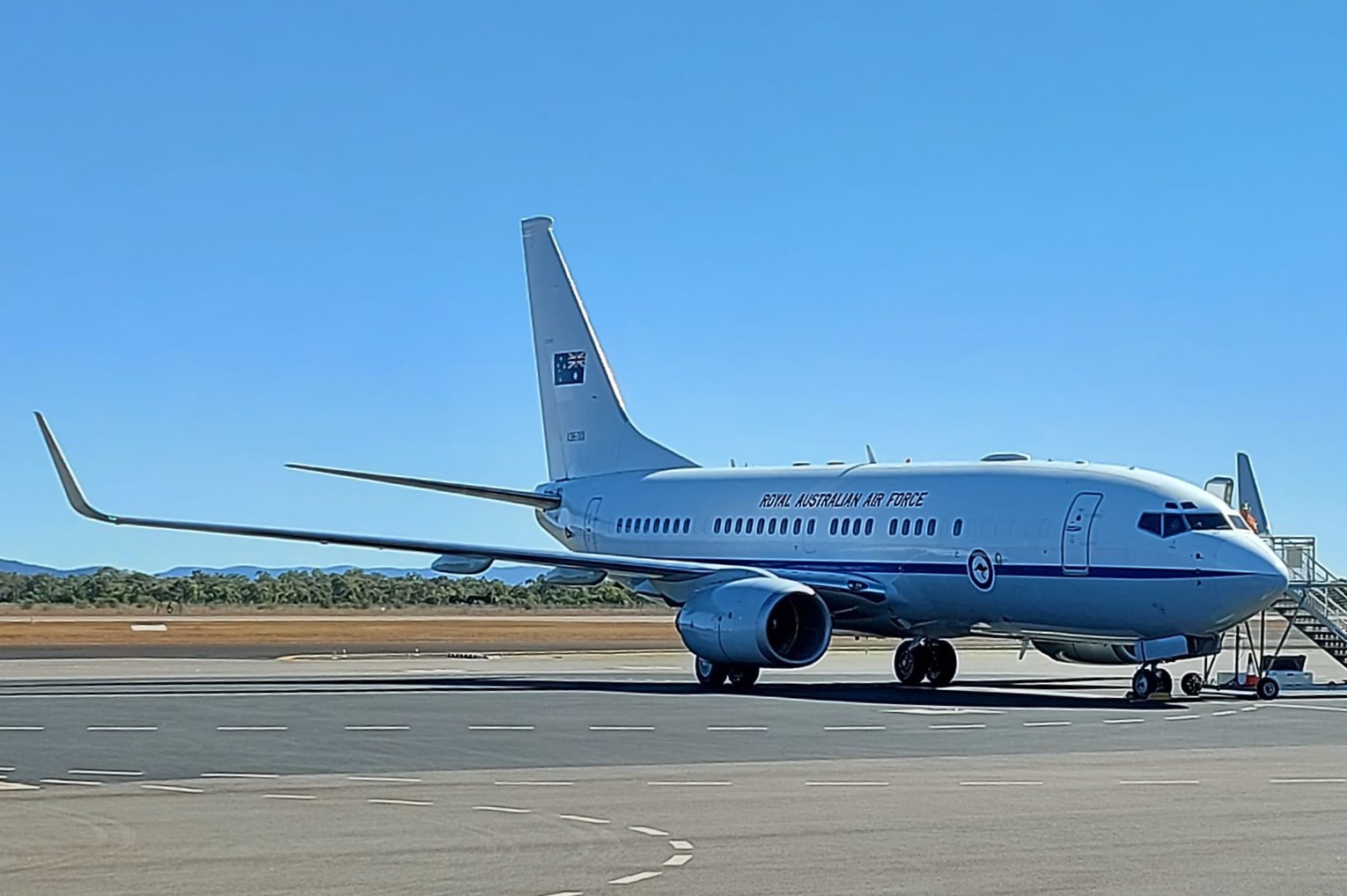 Central Queensland Plane Spotting: RAAF Boeing B737-7DF(BBJ) A36-001 ...
