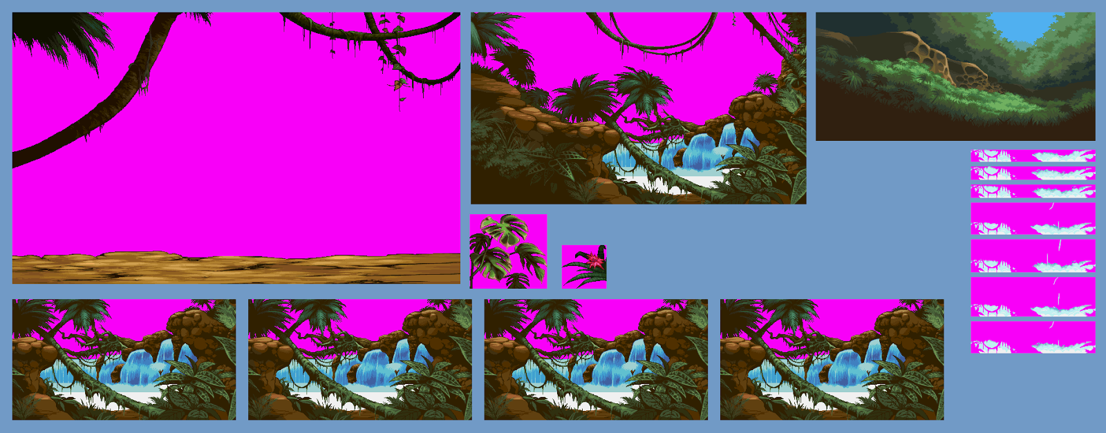 Sprite Fx: Sprite Background Plants