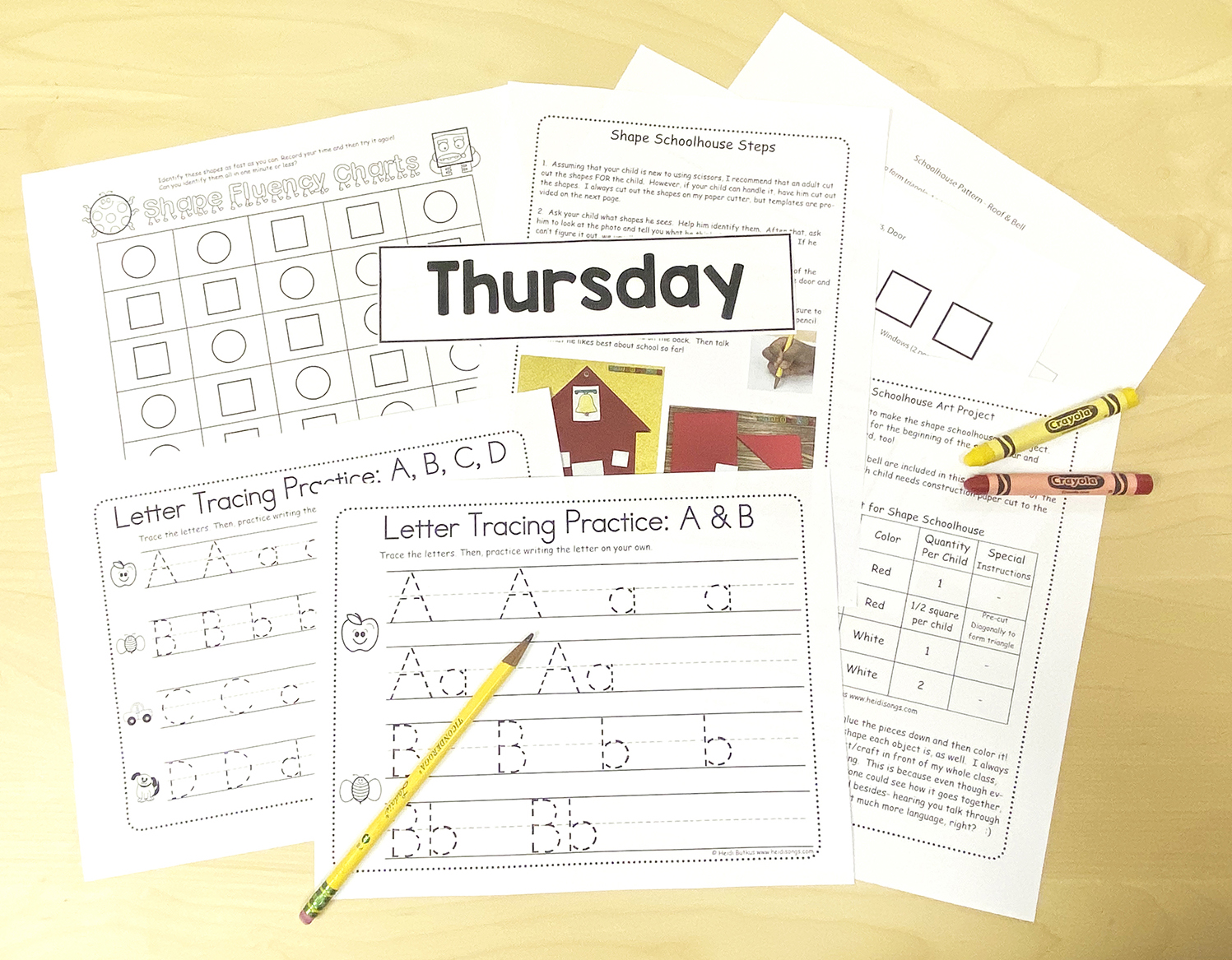 TK/Kinder Distance Learning Packet: Fall Week 1 - NO PREP PRINTABLES ...