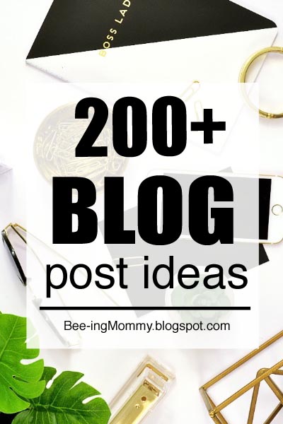 200+ Writing Topics for Bloggers