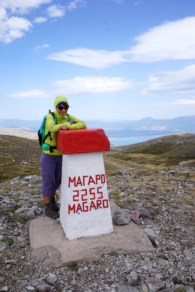Auf den Gipfel des Magaro in Mazedonien