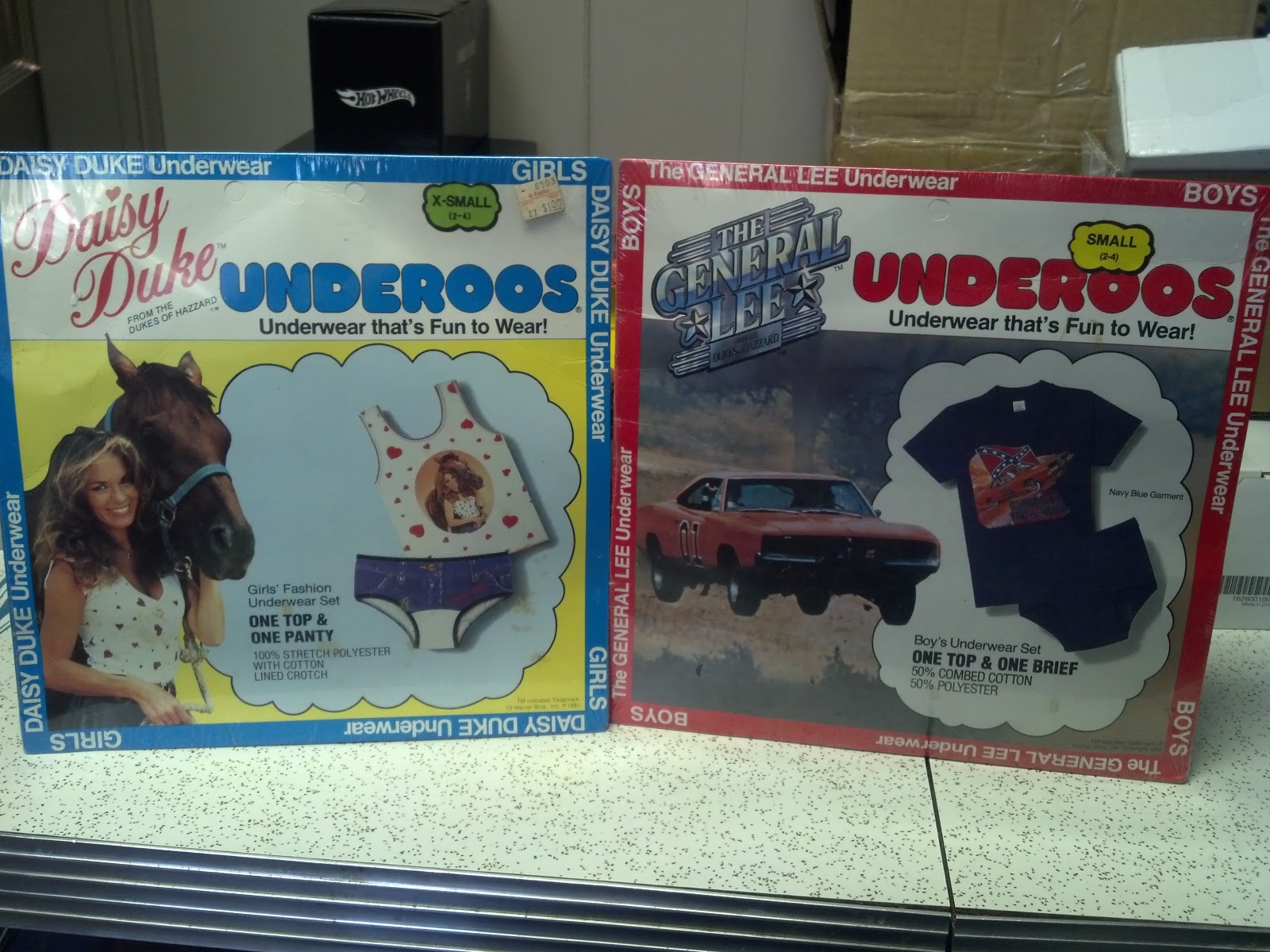 Dukes of Hazzard Collector: Score! White Lightning Rosco car, Underoos ...