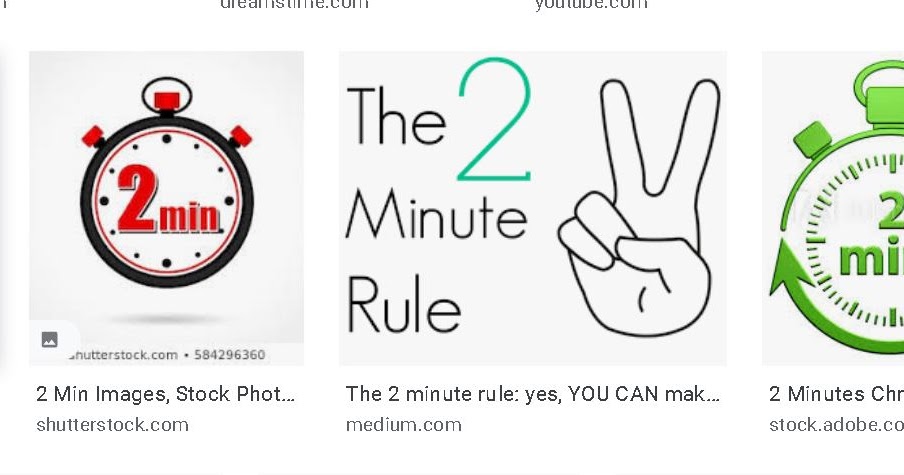 Tips Produktif: 2 Minutes Rule | GAROBLOGZ - Ghani Rozaqi on the Blog
