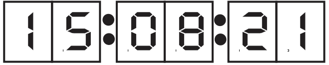 Video for Project I -9. Digital Clock using 6 Digit of 7-Segment with ...