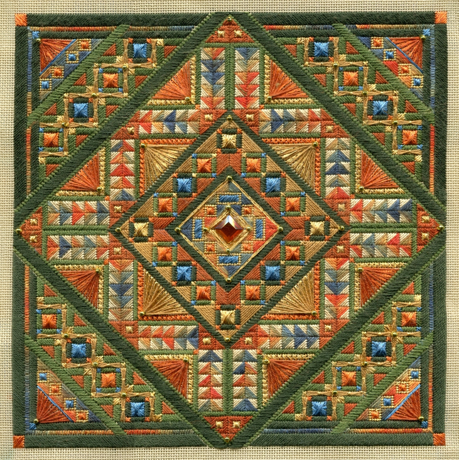 Two-Handed Stitcher: A Fiery New Design for Autumn