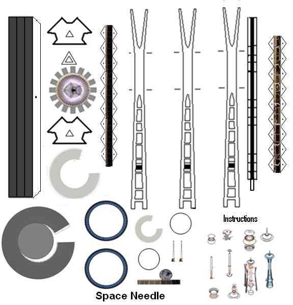Paper Models of Monuments: Modelos de Papel de Monumentos, Edificios y más!