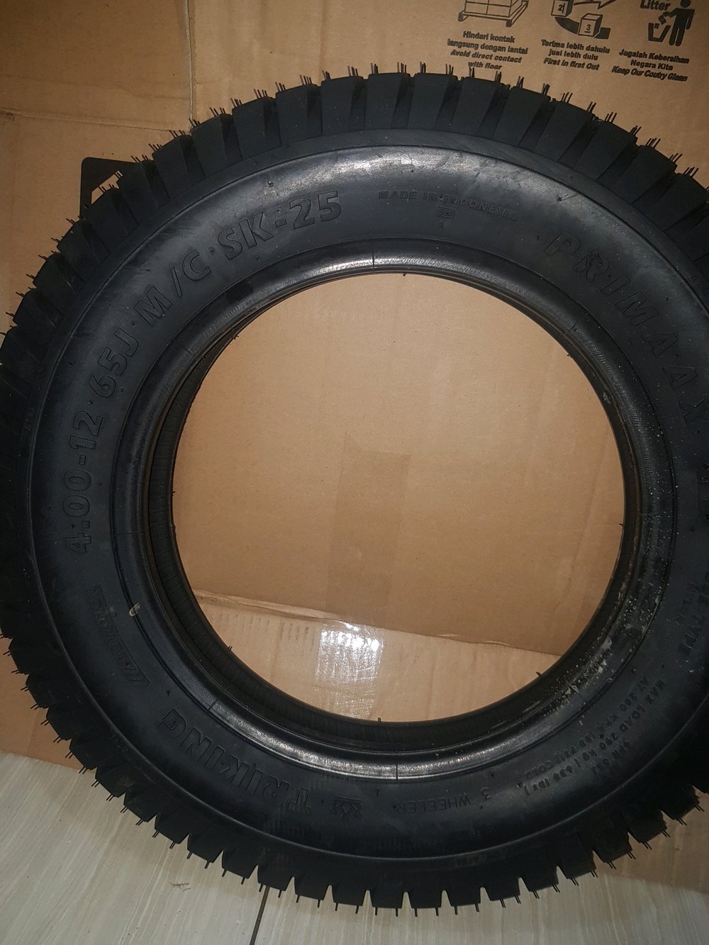 Ukuran Ban Motor Tiga Roda (Viar, Tossa, Kaisar, APP KTM, Happy, dll ...