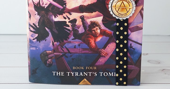 The Trials of Apollo Bottlecap Elastic Bookmark | artsy-fartsy mama