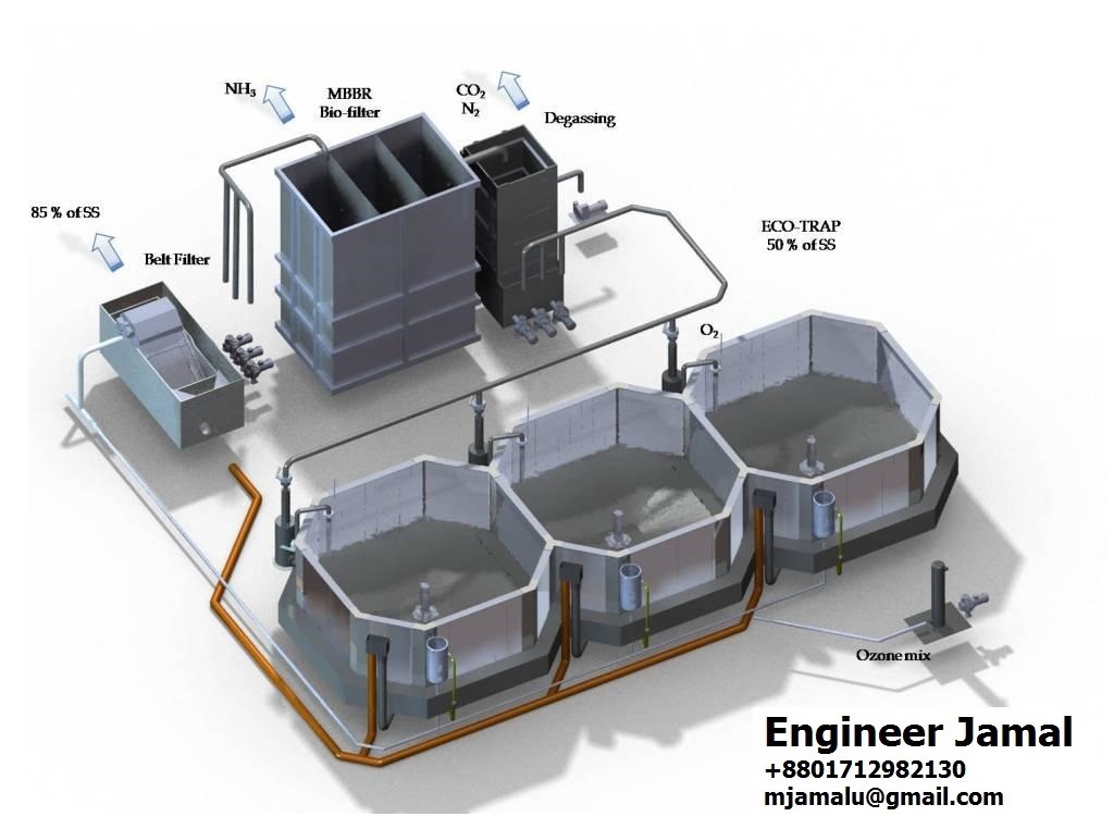 RAS Fish Farm Design in Sylhet Bangladesh
