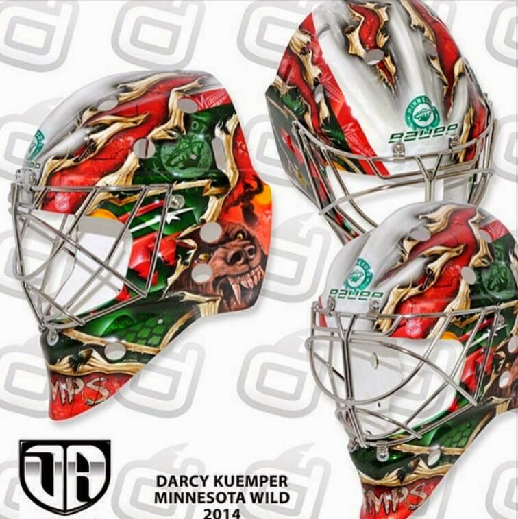 Goon's World: Darcy Kuemper's new goalie mask