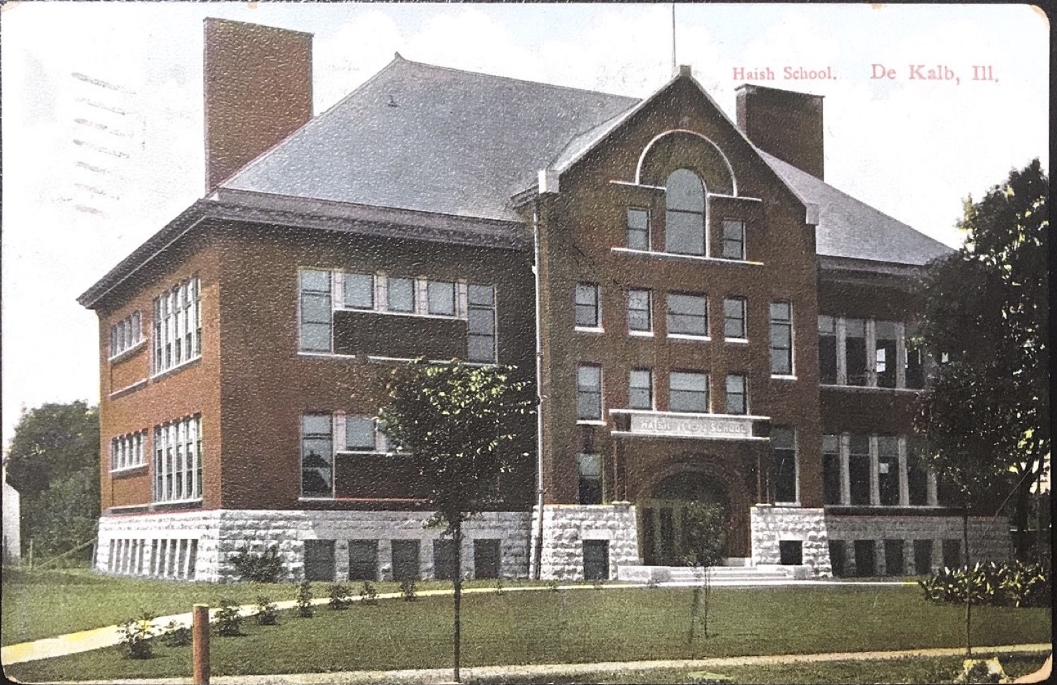 A Twist in History: Haish School & Haish Library postcards