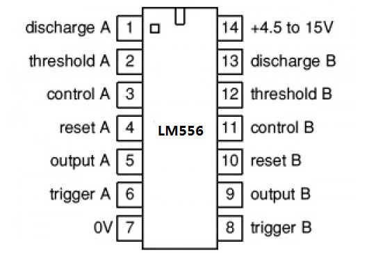 Movil por componente : 64.- Aprendiendo electronica... LM556 ó 2 LM555