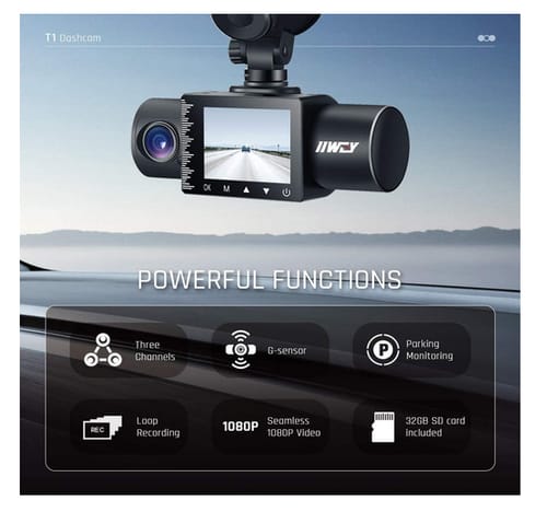 Review IIWEY T1 Car Camera Dash Cam with Super Night Vision