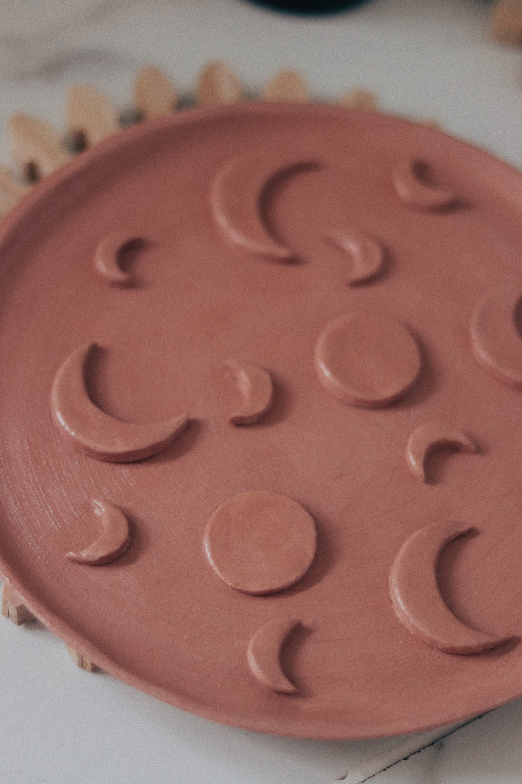 CREATIVE // Moon Phases Clay Hanger & Decorative Plates | Brick Dust ...