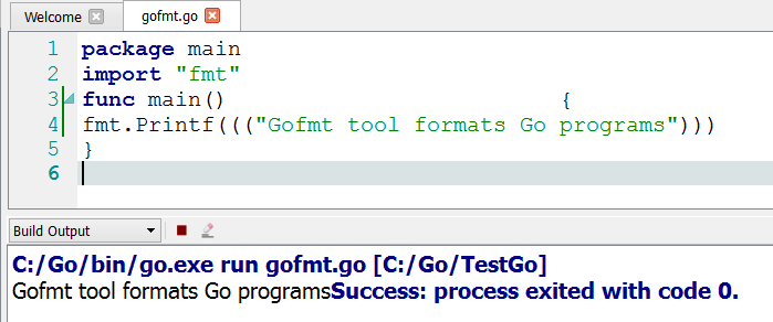Go Programming: Formatting Go Code with Gofmt Tool