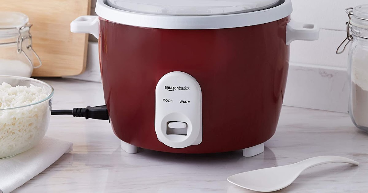 INDIAS FOODY: AmazonBasics Electric Rice Cooker 1 L (500 W) with ...