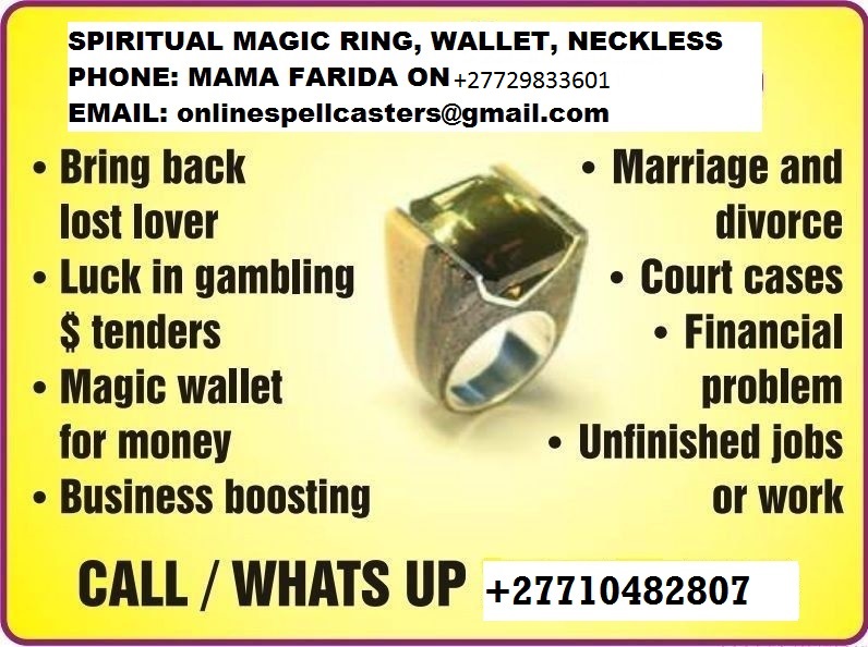 Mystic Powerful Magic Ring For Lost Love Spell, Pastors, Prophecy ...