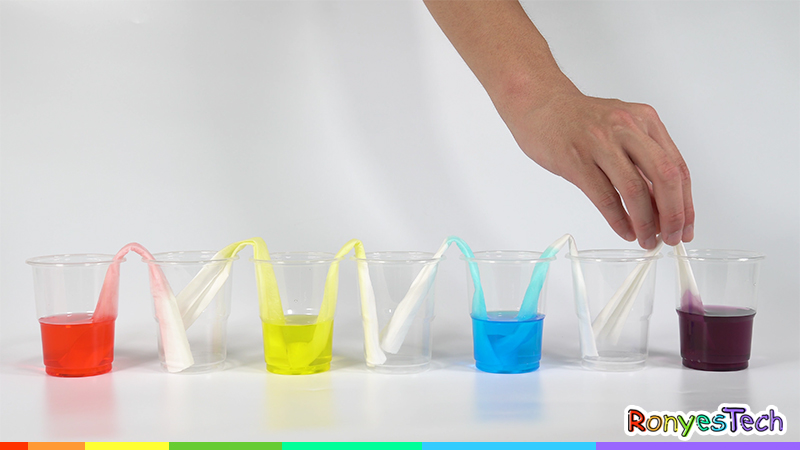 Rainbow Walking Water Science Activity For Kids - Science Experiments ...