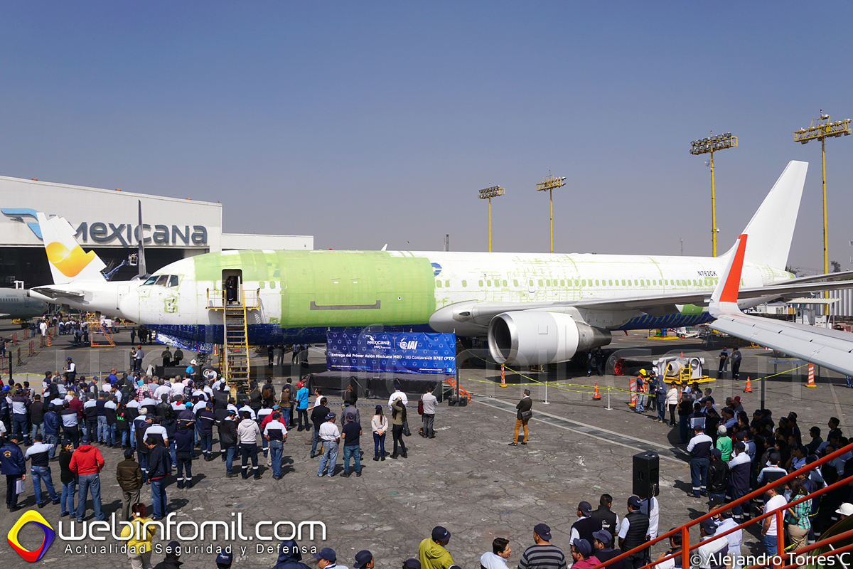 IAI y Mexicana MRO entregaron el primer avión Boeing 767(PTF ...