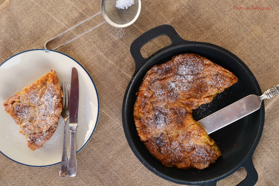 Ponto de Rebuçado Receitas: Pudim de croissant e maple syrup
