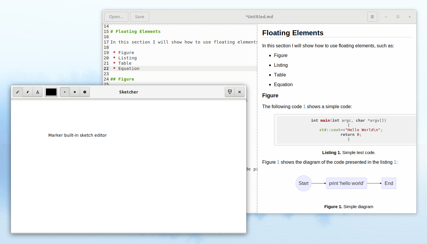 Marker Is A Powerful Gtk3 Markdown Editor - Linux Uprising Blog Marker Is A Powerful Gtk3 Markdown Editor - Linux Uprising Blog