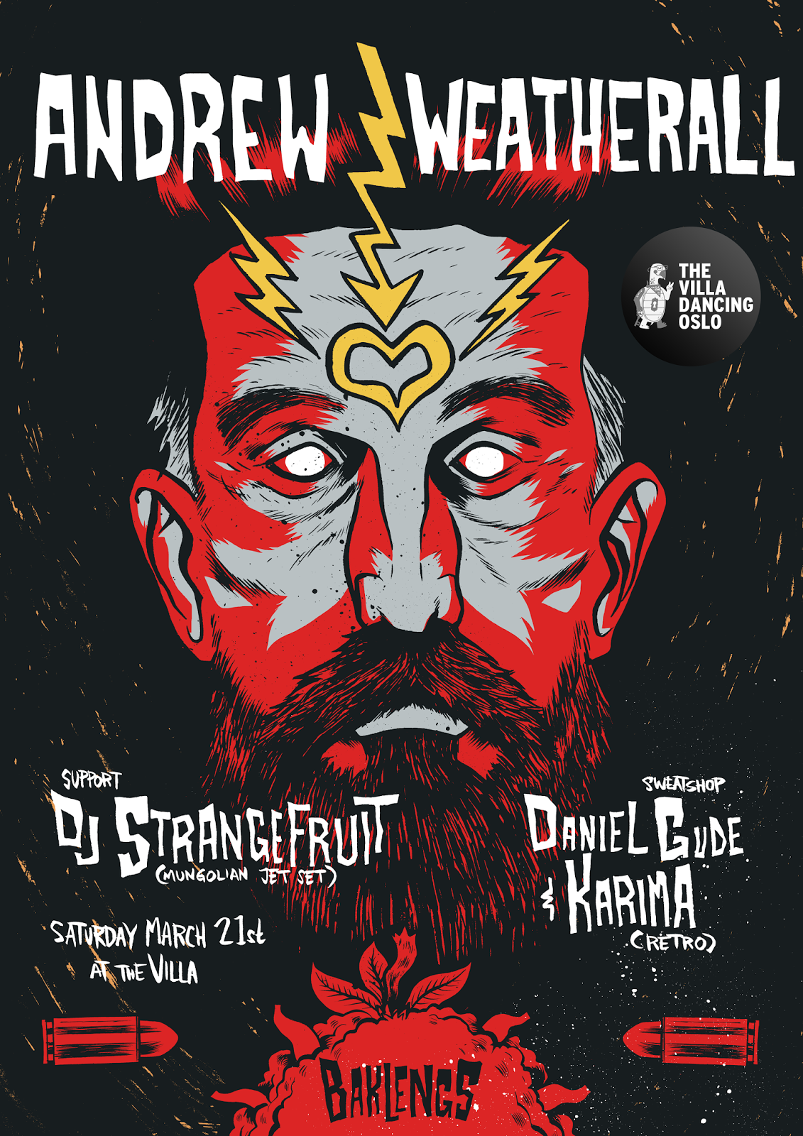 SIGBJØRN LILLEENG - TEGNESERIER / ILLUSTRASJON: ANDREW WEATHERALL