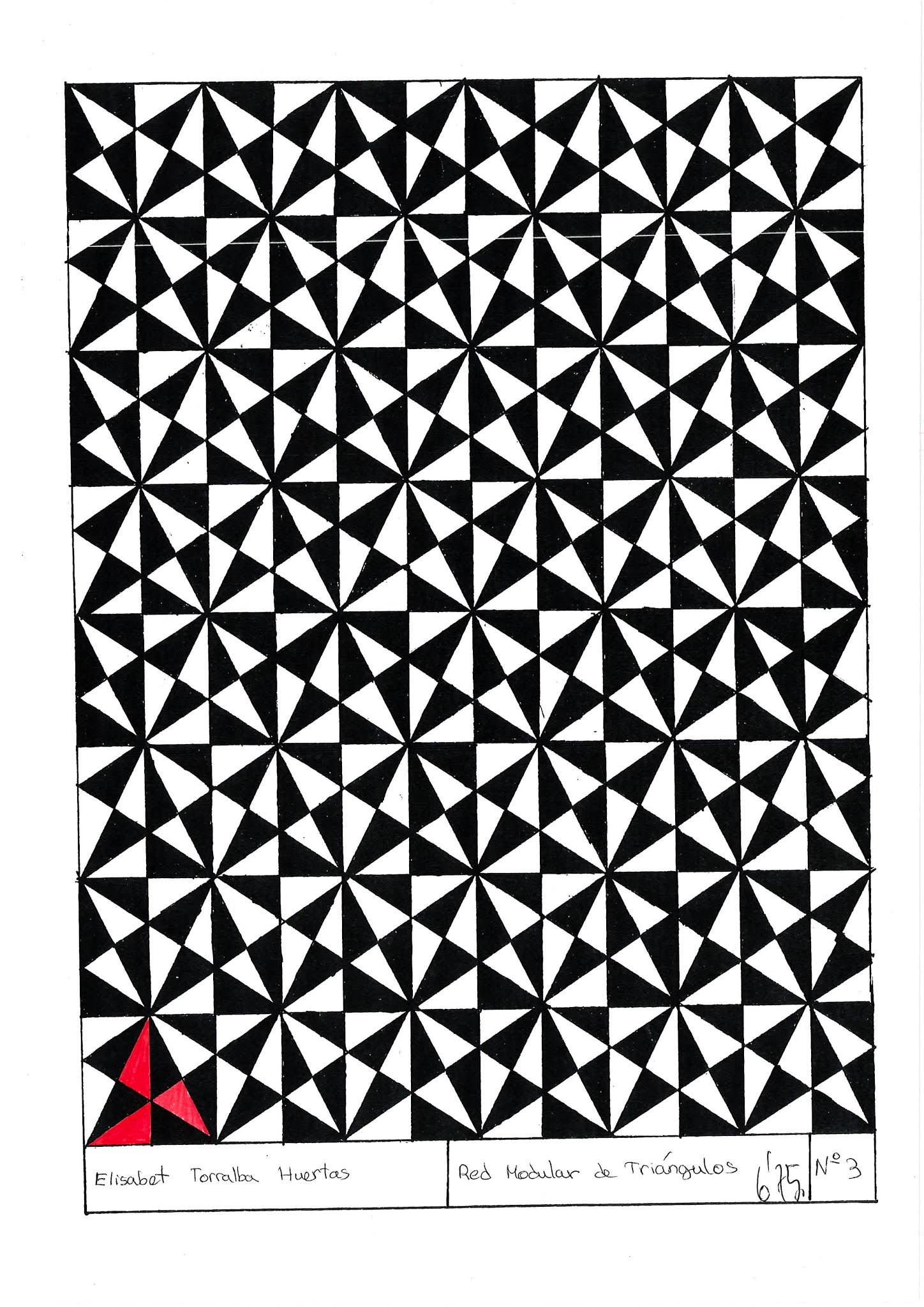 TRIÁNGULO. MÓDULO. RED ISOMÉTRICA 2 | .imagenesola imagen y la ...