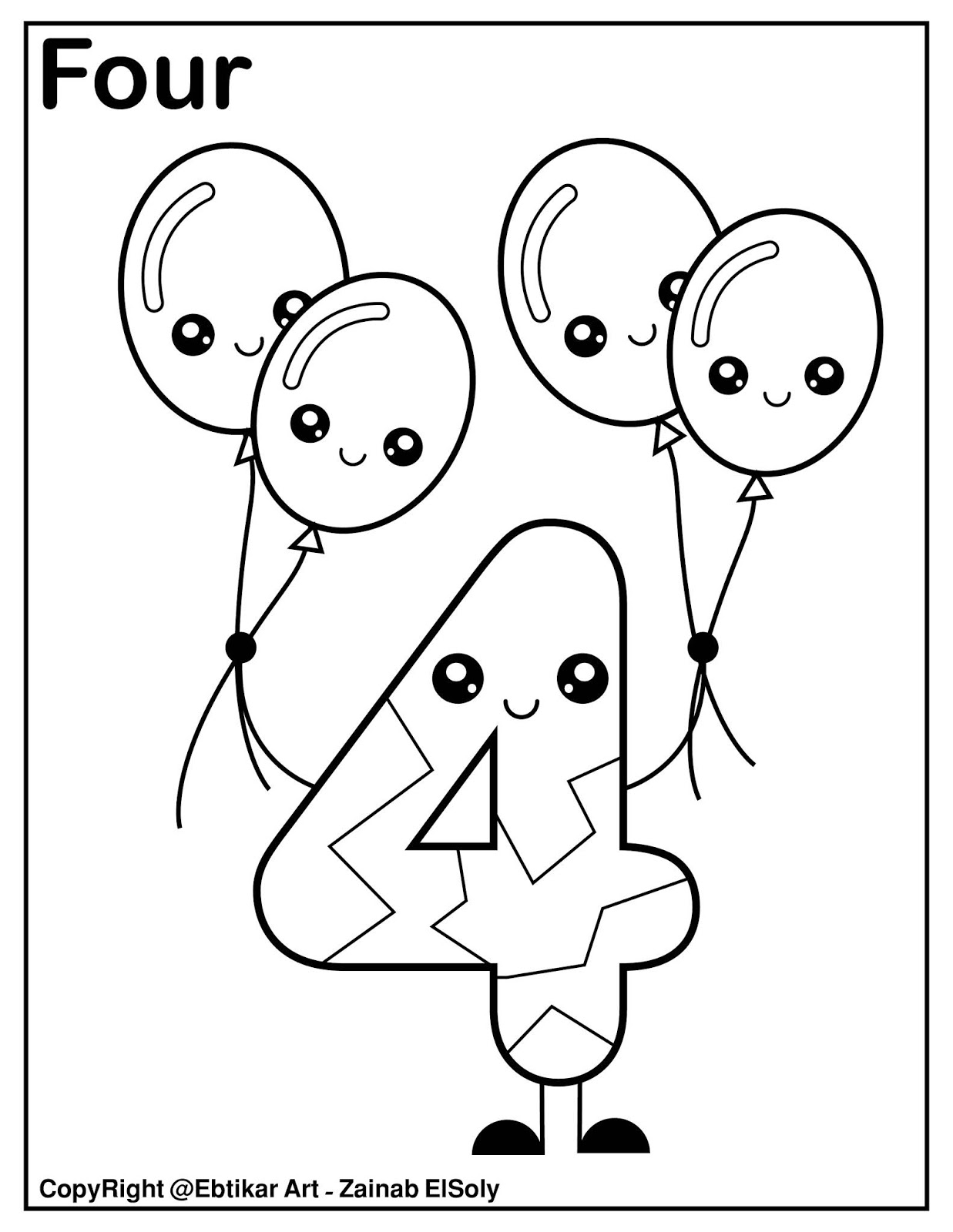 Set Of 123 Kawaii Coloring Pages set-of-123-kawaii-coloring-pages