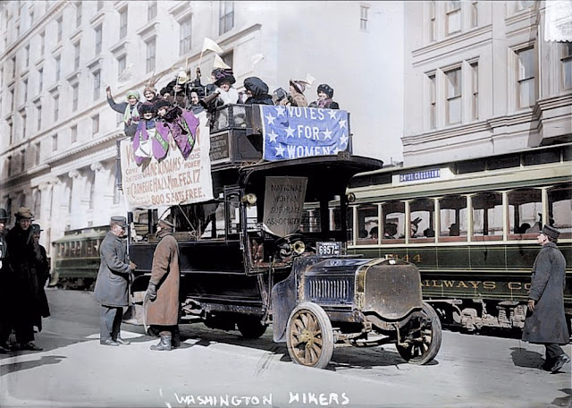 Suffragettes in Color: Striking Images Show the Militant Campaign for ...