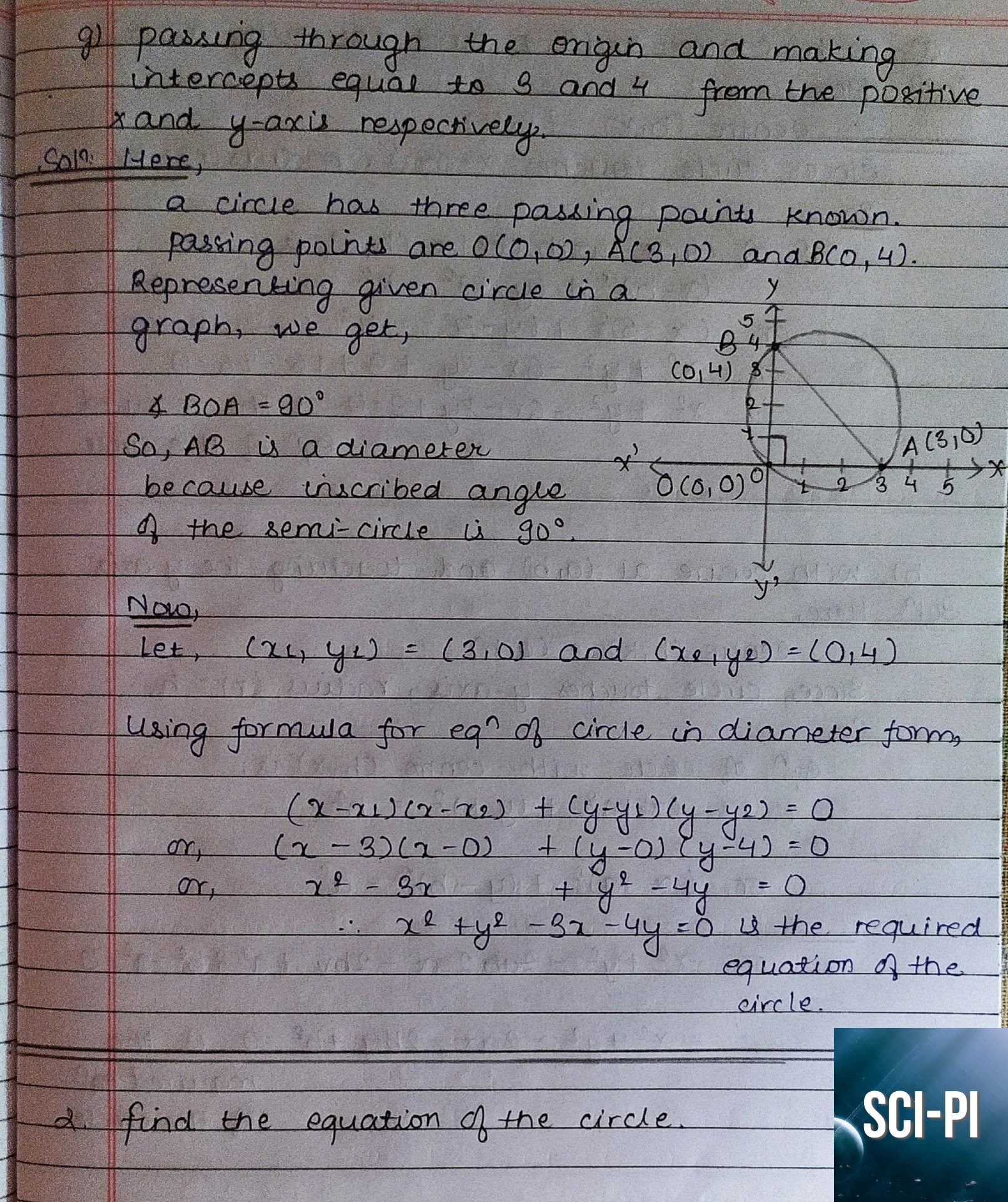 Grade 11 Circle Exercise 1 Solutions | Basic Mathematics Grade XI by ...