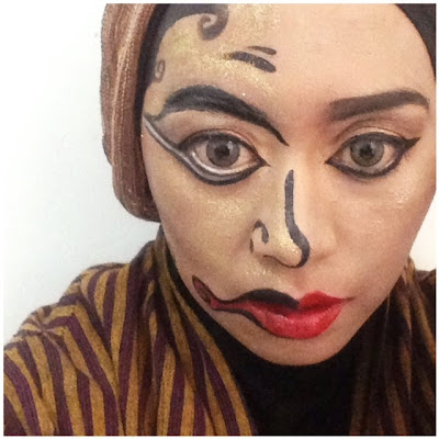 Ini Vindy Yang Ajaib: Makeup Ala Topeng Wayang dan Kolaborasi Nan Epic