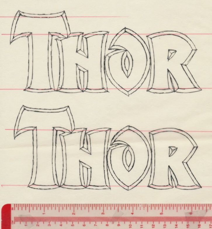 Tenth Letter of the Alphabet: Anatomy of a Logo: The Mighty Thor, Part 7