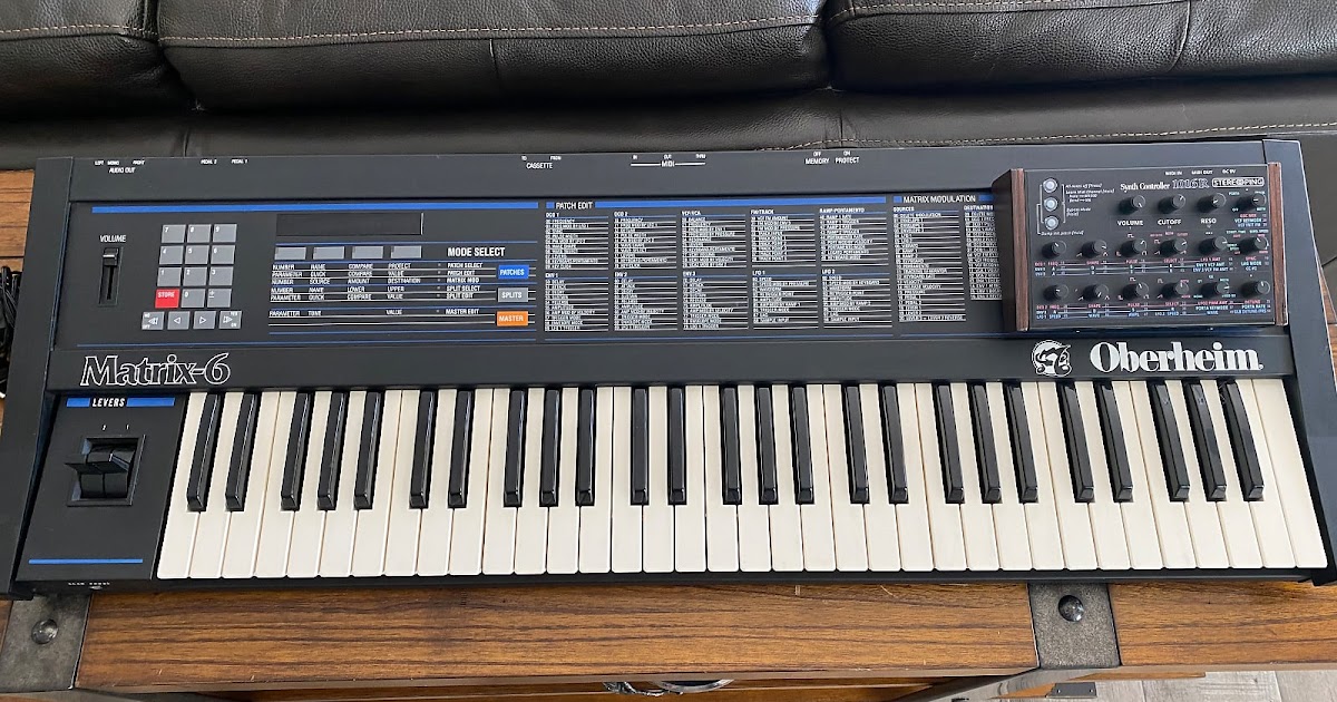 MATRIXSYNTH: Oberheim Matrix 6 with Tauntek Upgrade & Stereoping ...