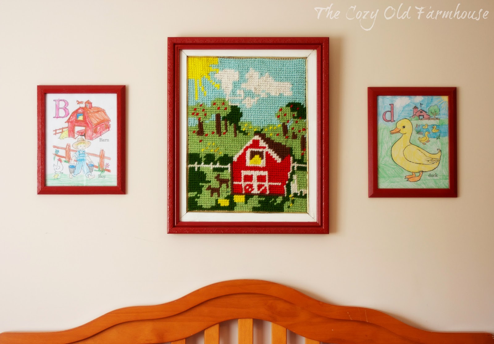 The Cozy Old "Farmhouse": Frugal Farm Themed Nursery Decor