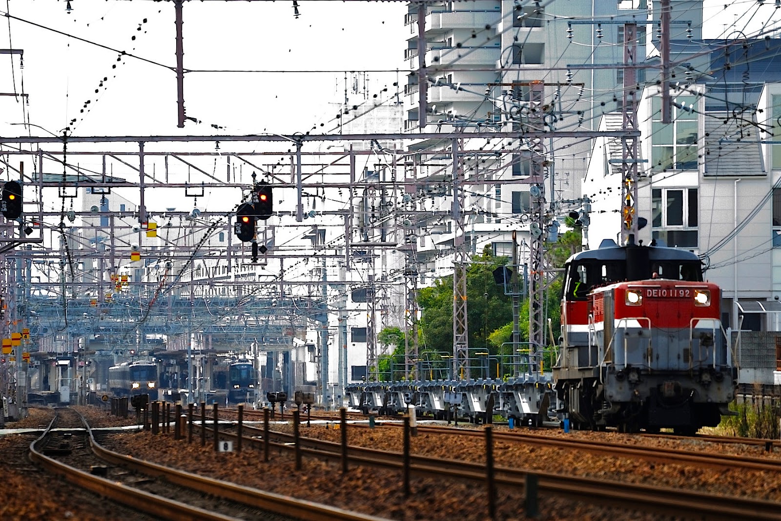 9866レ DE10-1192 芦屋・さくら夙川駅間