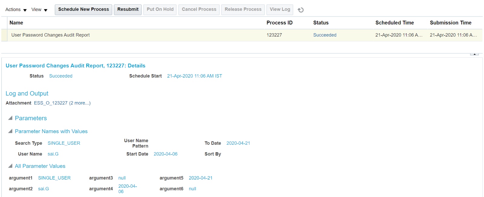 OracleCloudHCMTechFunc: User Password Change Audit report